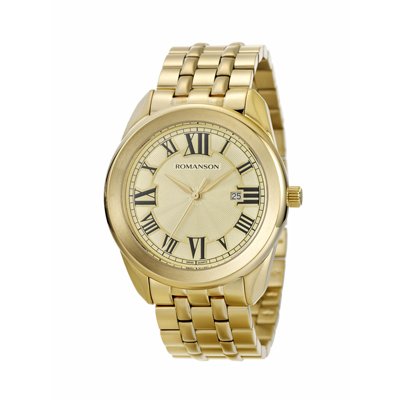 Romanson Gold Dial Men Watch (TM2615MM1GA85G) : Amazon.in: Fashion