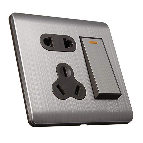 Generic for Smart Home 1 Gang 2 Ways Wall Switch Socket 86 Type Wall ...