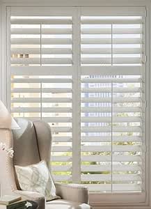 Amazon.com: SUNCRAFT SHUTTERS-Plantation Shutters-Interior-Window COVERINGS-Custom Made in 10 ...