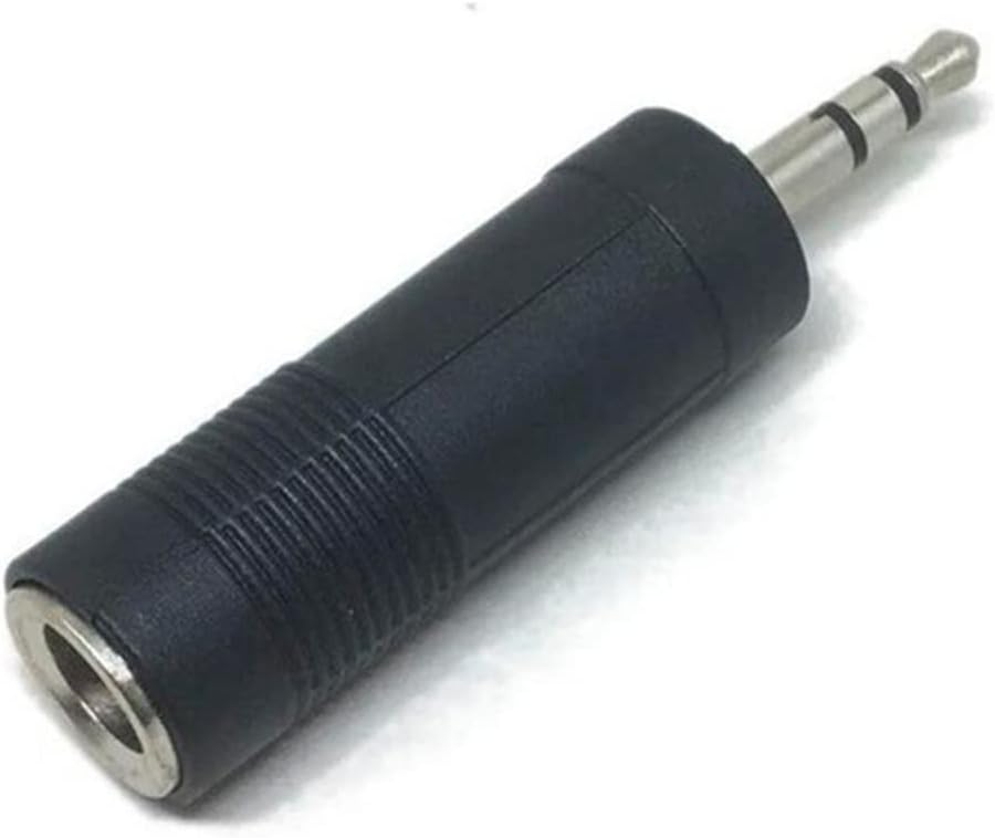 Adaptador Plug Conector P10 Fêmea Para P2 Macho Mono Estéreo Auxiliar ...