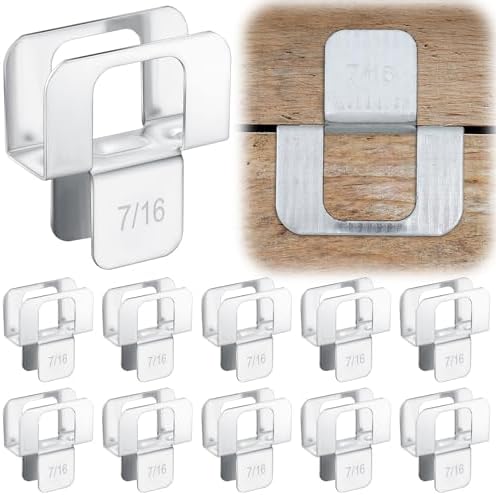 Hicarer 100 Pcs Plywood H Clips for Roofing Panel Plywood Sheathing ...