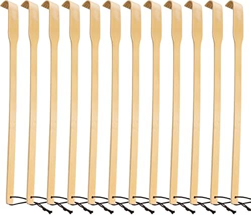 Amazon.com: UPlama 12 PCS Natural Bamboo Back Scratcher Traditional ...