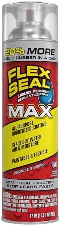 Flex Seal MAX, 17 oz, 1-Pack, Clear, Stop Leaks Instantly, Waterproof ...