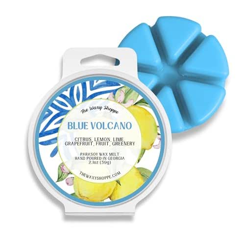 Amazon.com: The Waxy Shoppe | Blue Volcano Wax Melts | Handmade Strong ...