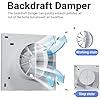 Amazon.com: EINTTAX 4 Inch Wall Mount Bathroom Exhaust Fan, Plug in ...