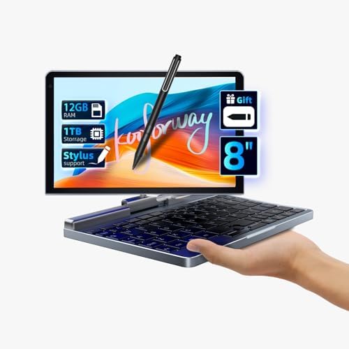Amazon.com: KOOFORWAY 8 Inch Utral Pocket Pc Touchscreen Small Laptop ...
