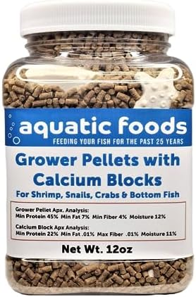 Amazon.com : Aquatic Foods Inc. Calcium Blocks Included with Shrimp ...