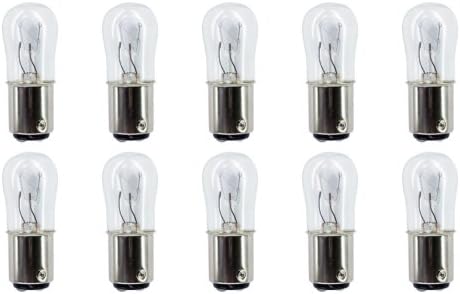 CEC Industries #6S6 DC 24V Bulbs, 24 V, 6 W, BA15d Base, S-6 Shape (Box ...