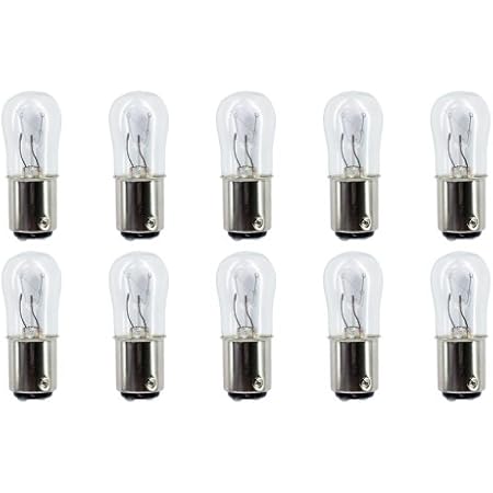CEC Industries #6S6 DC 48V Bulbs, 48 V, 6 W, BA15d Base, S-6 shape (Box ...