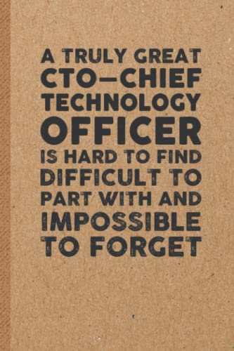 『Funny CTO—Chief Technology Officer Gifts: 6x9 inches 108 Lined pages ...