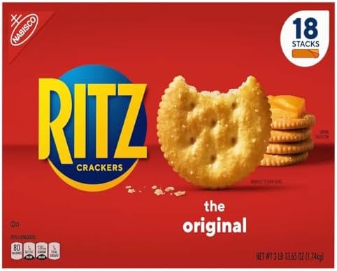 Amazon.com: RITZ Original Crackers, Party Size, 1LB, 11.4 oz