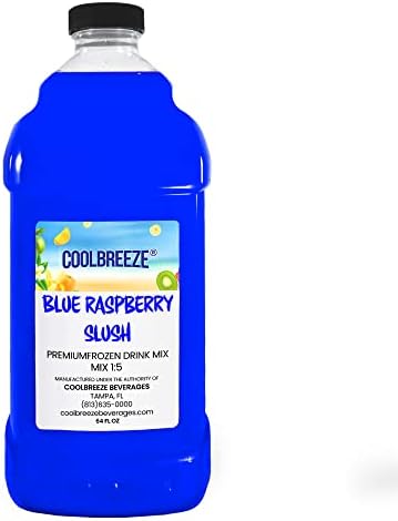 Amazon.com: Cool Breeze Beverages Ready to Use Slush Mix, Blue ...