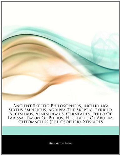 Amazon.co.jp: Articles on Ancient Skeptic Philosophers : Books ...