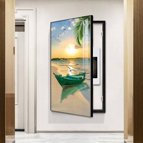 Decorative Fuse Box CoverBlack Wall Art for Breaker Panel & Electrical ...