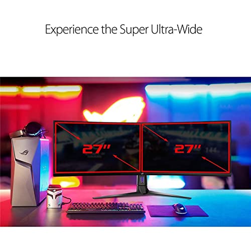 Buy Asus ROG Strix XG49VQ 49” Curved Gaming FreeSync Monitor 144Hz Dual ...