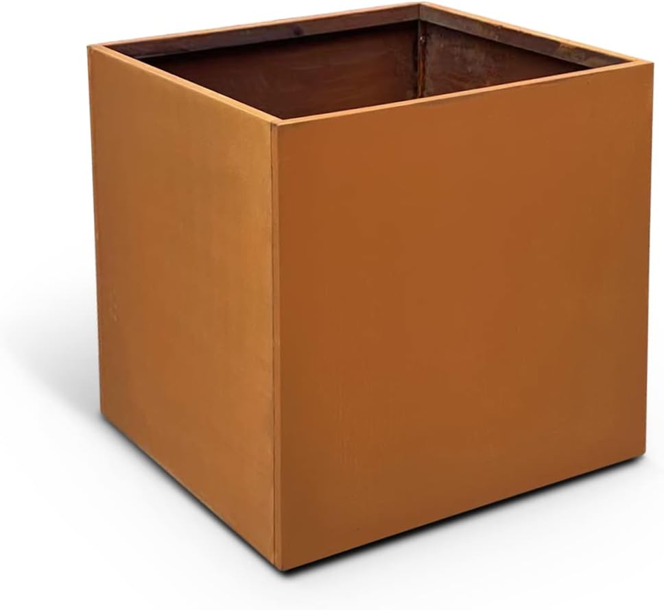 Amazon.com : GZGNEEVL Corten Steel Planter Box Outdoor Planter Metal ...