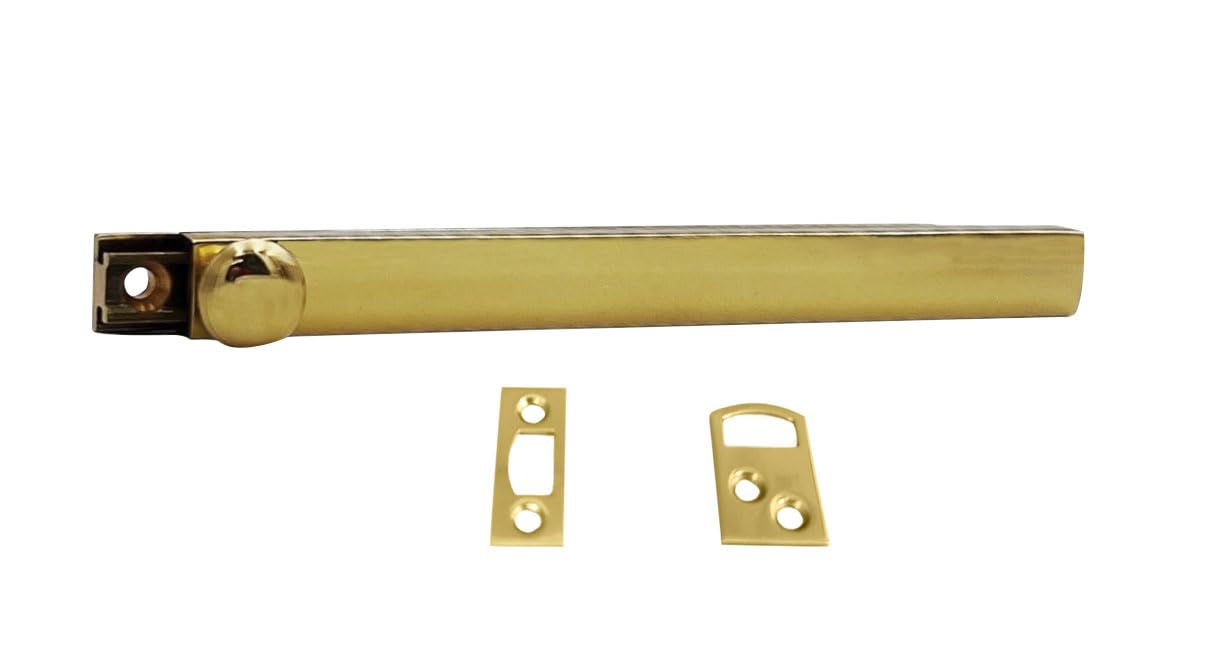 Snapklik.com : QCAA Heavy Duty Solid Brass Concealed Surface Bolt