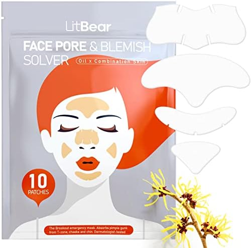 Amazon.com: LitBear Pimple Patches for Face, XL Hydrocolloid Face Mask ...