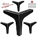 Amazon.com: Seimneire 4pcs 6 Inch Furniture Legs, Modern Style ...