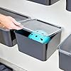 Amazon.com: iDesign Storage Bin with Lid & Wall Mount Bracket, The ...
