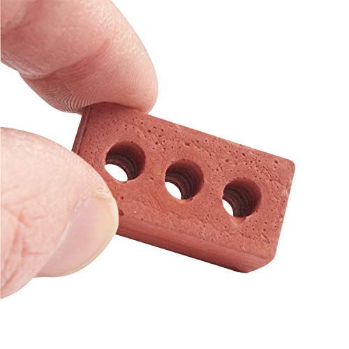 Mini Materials 1:6 Scale Mini Red Bricks with Pallet 24 Pack Hardware ...