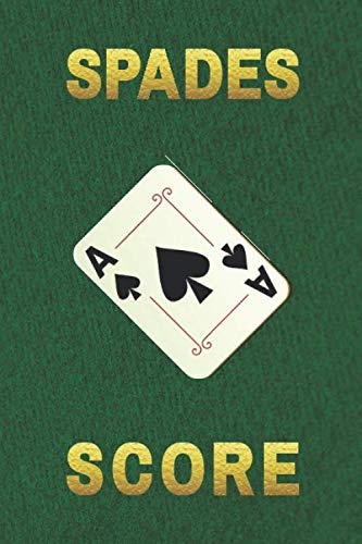 Amazon.com: Spades Score: Blank Score Sheets. Game Log Book and ...