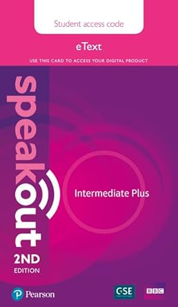 Amazon.com: Speakout Intermediate Plus 2nd Edition eText Access Card: 9781292212319: Books
