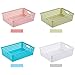 Amazon.com: Lawei 8 Pack Plastic Storage Baskets - Colorful Paper ...
