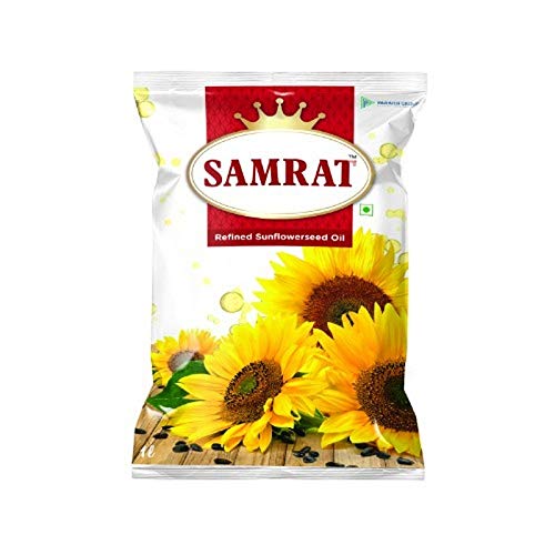 Samrat Cooking Oil - Sunflower Seed, 1 Litre : Amazon.in: Grocery ...