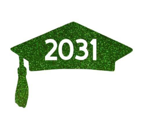 Amazon.com: Class Of 2031 Graduation Cap Decal, Graduation T Shirt ...