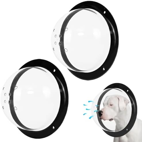 Amazon.com : MiMu Dog Fence Window - 11.25IN Acrylic Dome Clear Dome ...
