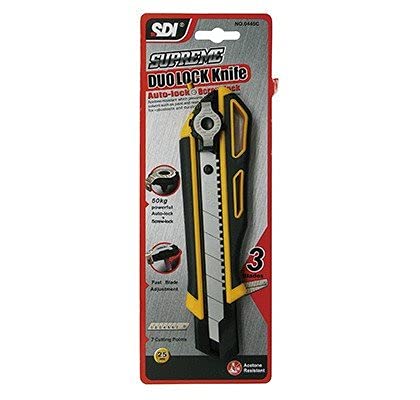 SDI 0445C Supreme Duo Lock Cutter Knife 25MM : Amazon.in: Home Improvement