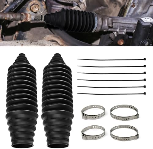 Amazon.com: Hbxdeco 2PCS Car Rack and Pinion Boot, Silicone Steering ...