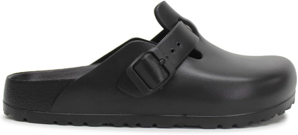 Amazon.com | Birkenstock Boston EVA Unisex - Black - 43 EU | Mules & Clogs