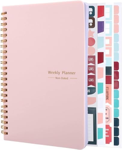 A5 Weekly Planner Undated, Planning Pad Checklist Productivity ...