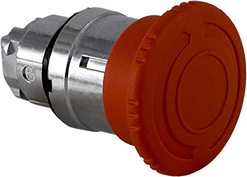 Schneider Electric ZB4BS844 Red Mushroom Turn-to-Release Push Button ...