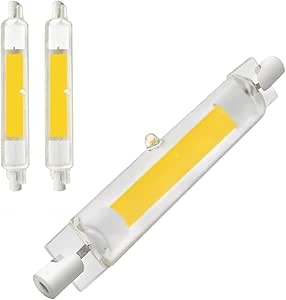 Amazon.com: R7S 118mm LED Dimmable 30W warm white 3000K, replacement ...