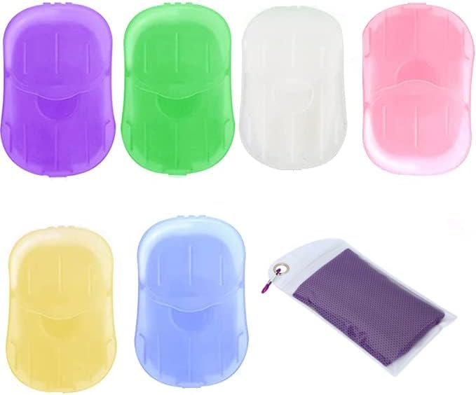 Paper Soap Sheets, 6 Boxes/120 sheets Soap Sheets for Hand And Body ...