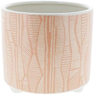 Blueprint Collections MissPrint Ceramic Planter | Ceramic Flower Pot ...