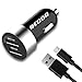Regor [4.8Amp - 2 Port] High Speed Car Charger for All Smartphones ...