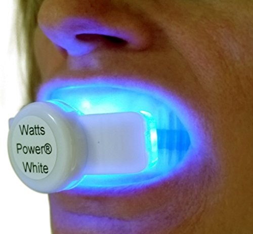 Watts Power Teeth Whitening Accelerator 5 LED Light with Tray - Hands ...