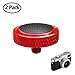 Amazon | 2個セット ソフトレリーズ シャッターボタン 赤色+黒色 各社 カメラ 対応 Fujifilm X half X-E5 GFX100RF X-M5 X-T50 X100VI ...