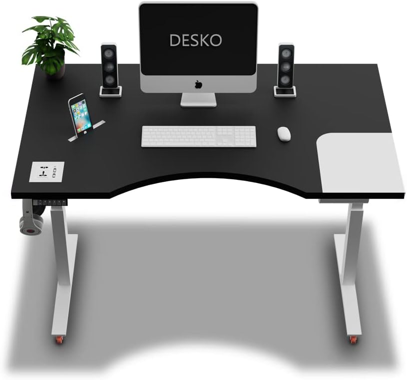DESKO Smart-Desk Pro | Electric Height Adjustable | Built-in Cable ...