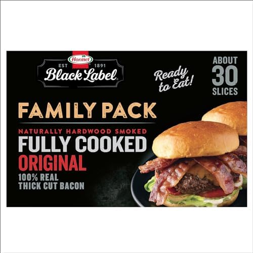 Amazon.com: Hormel Black Label Fully Cooked Bacon,10.5 Ounce (Pack of 1 ...