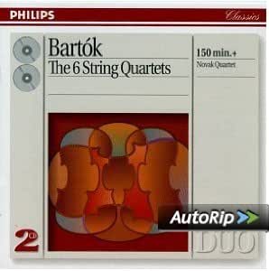 Bartok: Complete String Quartets - 2CD by Novak Quartet: Amazon.co.uk: CDs & Vinyl