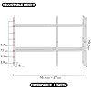 Amazon.com: jkxoo 2Pack Expandable Cabinet Shelf Organizers, Stackable ...