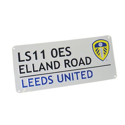 Leeds United FC Elland Road Street Sign : Amazon.in: Home & Kitchen