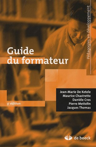 Amazon.fr - Guide du formateur - Chastrette, Maurice, Cros, Danièle, De ...