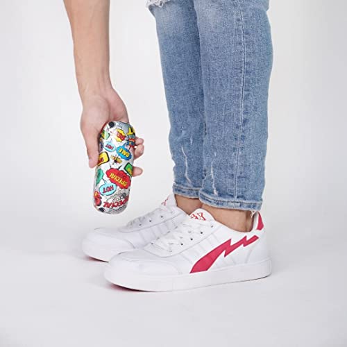 Buy Zaydn Sneakers for Men (White, RED_6) at Amazon.in