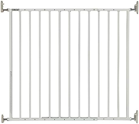 Amazon.com: Storkcraft Easy Walk-Thru Metal Safety Gate (White) – 27 ...